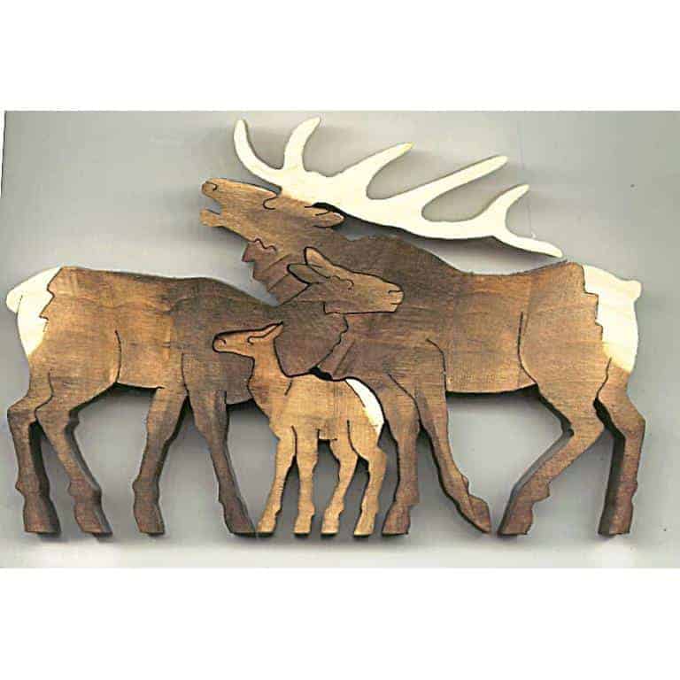 W001 ELK FAMILY – Stosich Woodlock